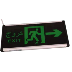 Emergency Exit Lights and Signs in English and Arabic from Modern ...