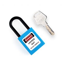 Blue Nylon LOTO Padlock Saudi Arabia KSA