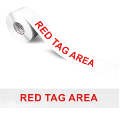 RIGID SIGNAL 4X100 Red/Wht 5S RED TAG AREA